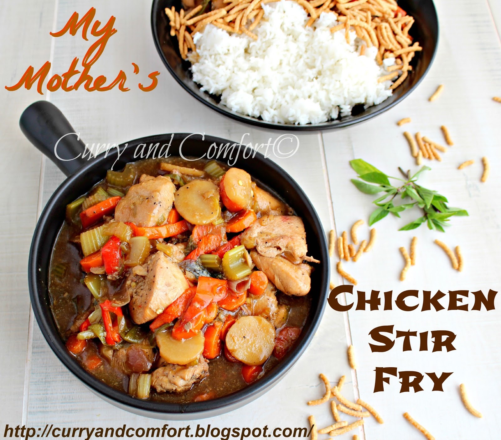 Kitchen Simmer: My Mother's Chinese Chicken Stir Fry