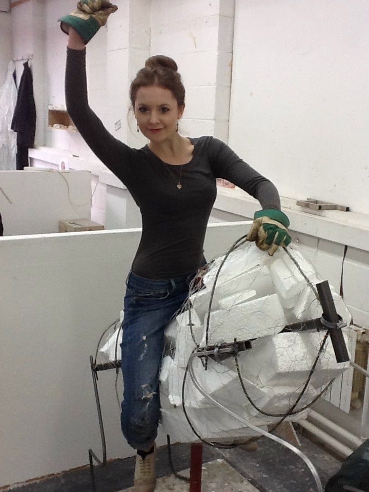 Fabric Pig Snouts: Bull Frog Armature for Sculpting