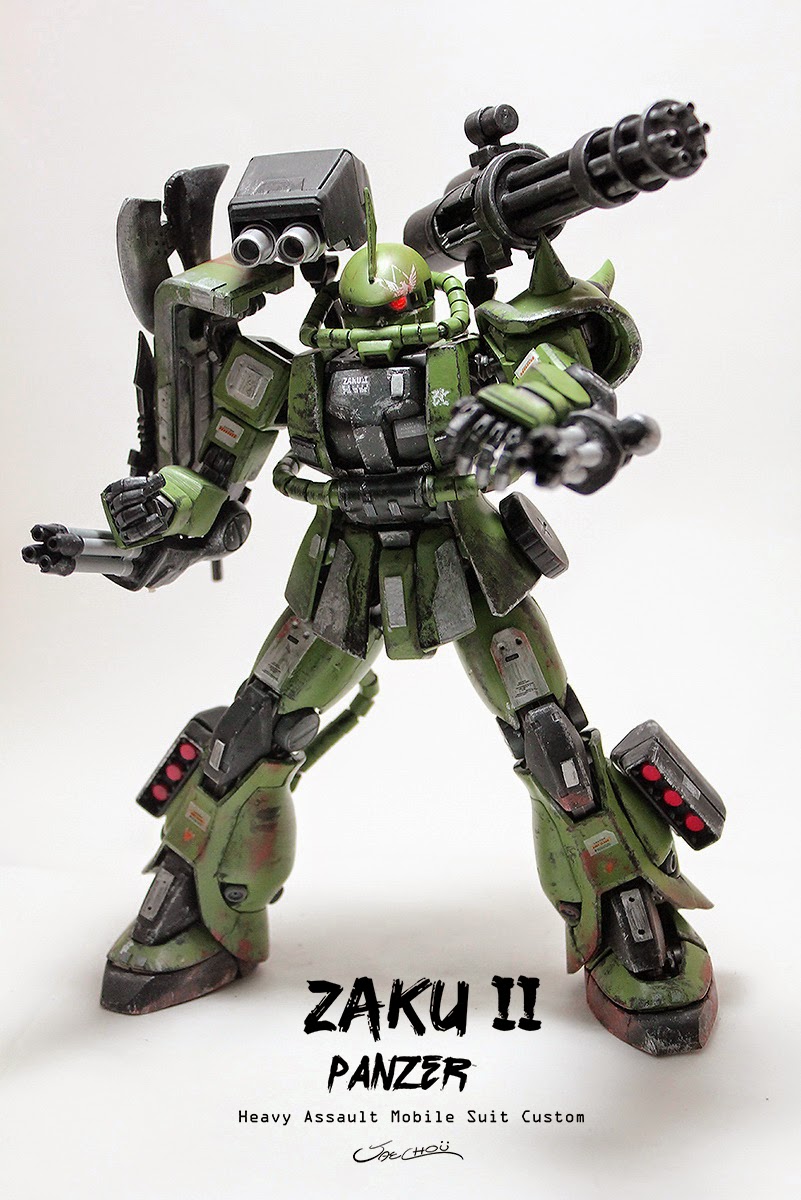 GUNDAM GUY: GUNDAM GUY: READERS FEATURE GUNPLA BUILD - MG 1/100 ZAKU II ...