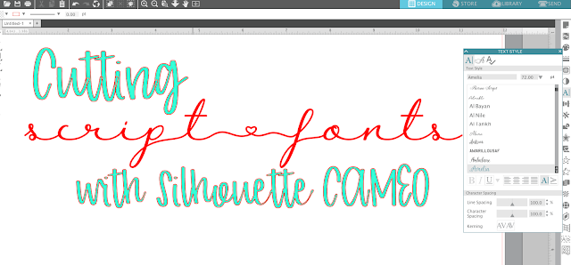 How to Cut Script Fonts: Silhouette CAMEO Beginner Tutorial ...