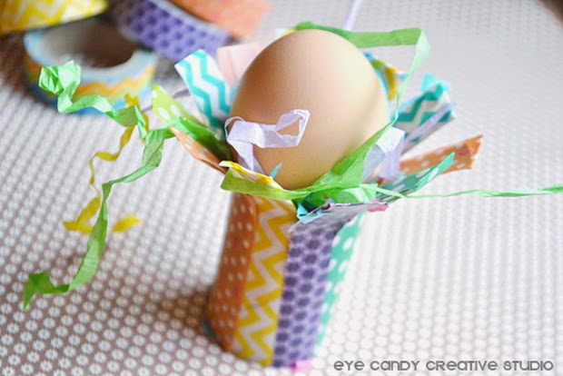Eye Candy Creative Studio: DIY Craft :: Easter Egg Holder using Washi Tape