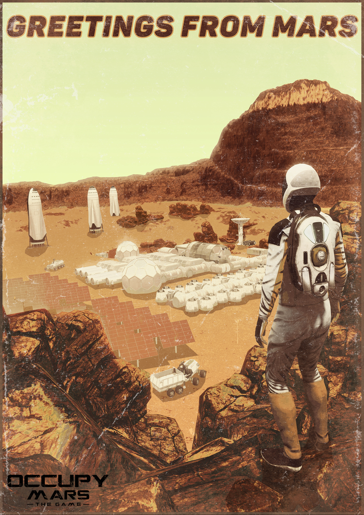 Occupy Mars - simulation game about Mars colonization | human Mars