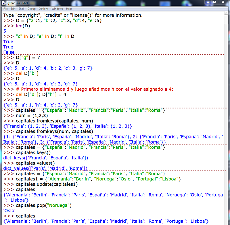 APRENDER A PROGRAMAR CON PYTHON: T4. BLOQUE DE EJERCICIOS 6. SOLUCIONES.