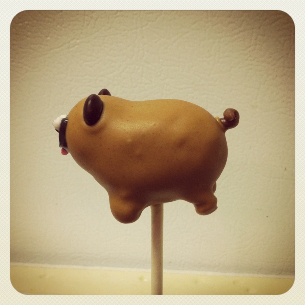 vypassetti cake pops: Pug - Full Body