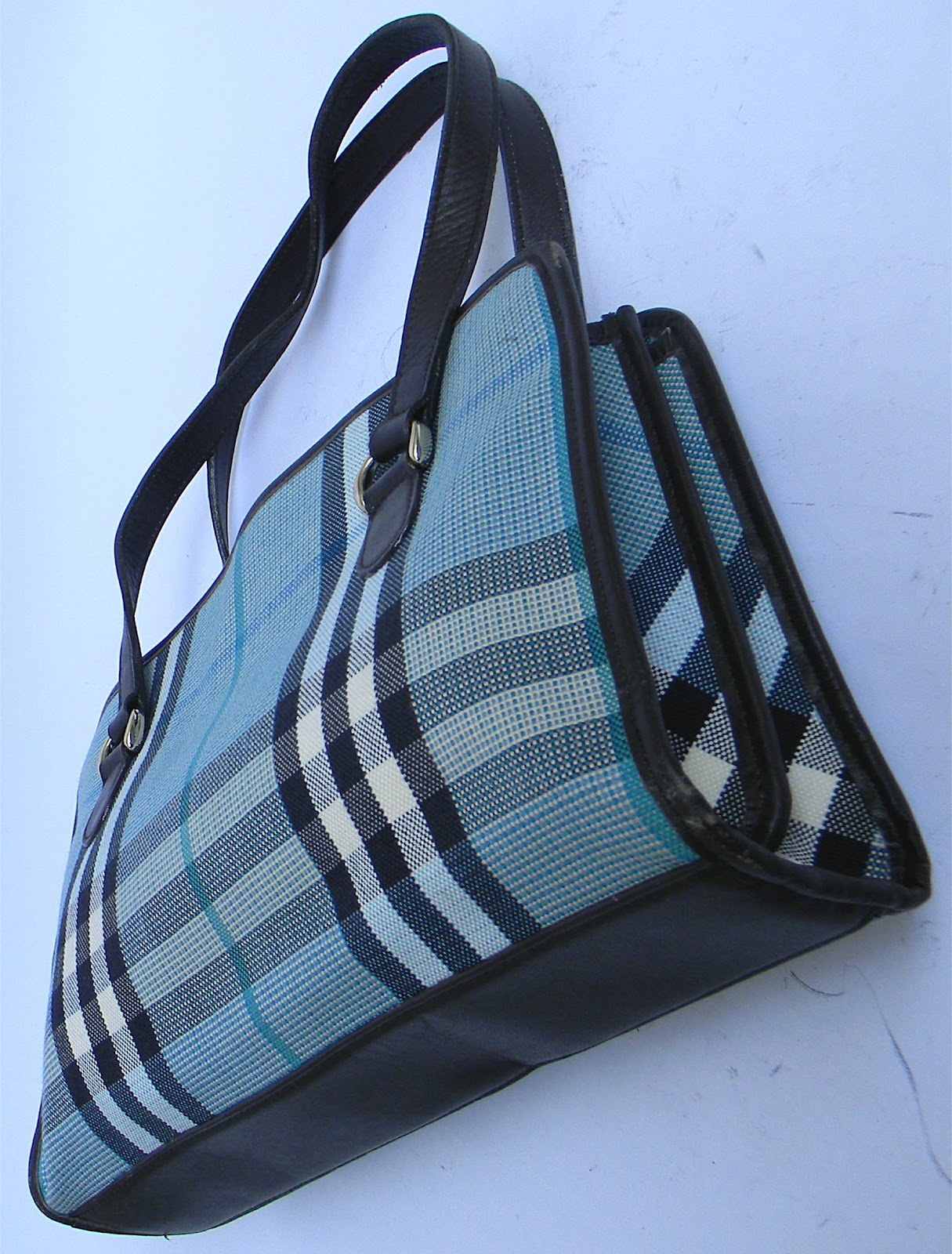 Janji Laku: Authentic BURBERRY Blue Label Tote Bag - Japan