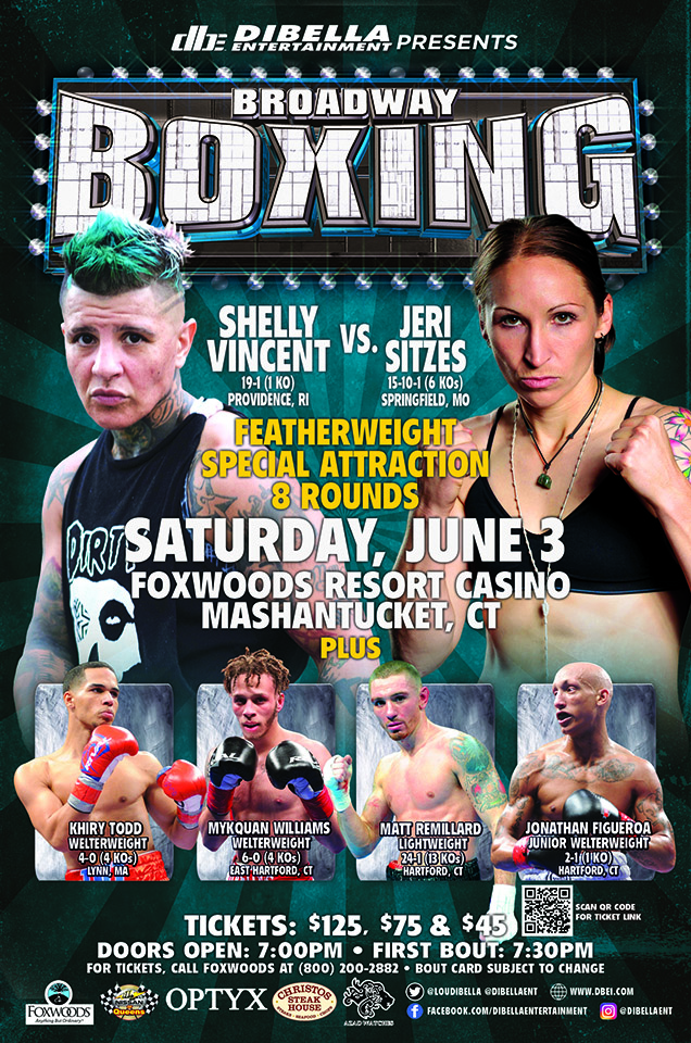 KO Fantasy Boxing: @DiBellaEnt presents #Boxing @FoxwoodsCT on June 3