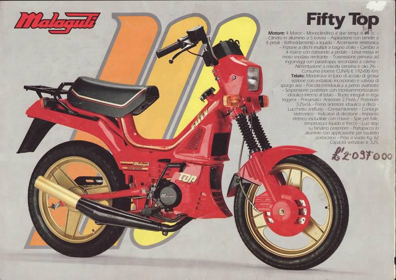 Malaguti Fifty: Pubblicita' Gamma Fifty [1987]