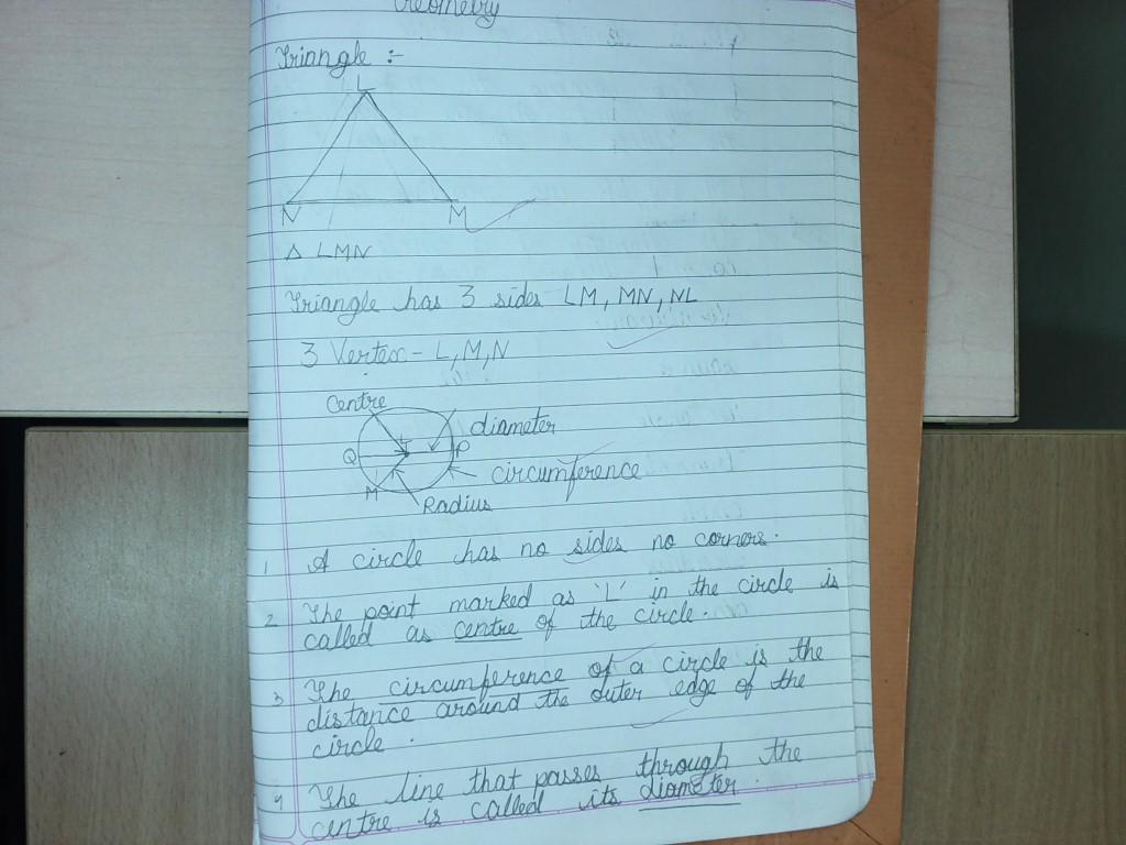 Maths Notebook And Textbook Work