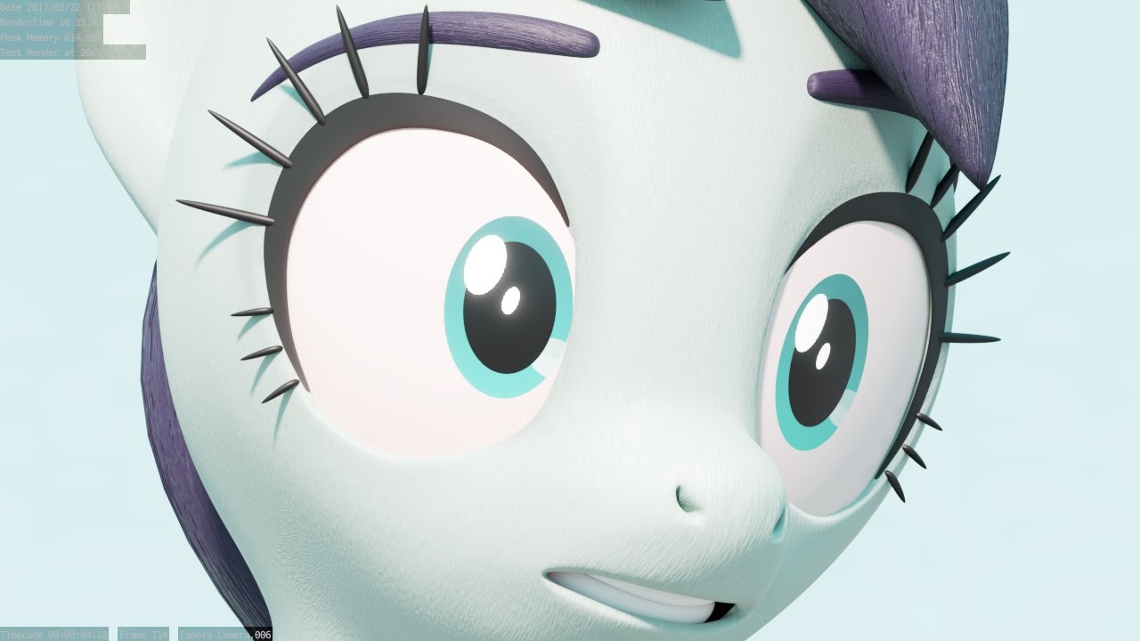 Equestria Daily - MLP Stuff!: Mini Animation with the Coloratura 3D Model