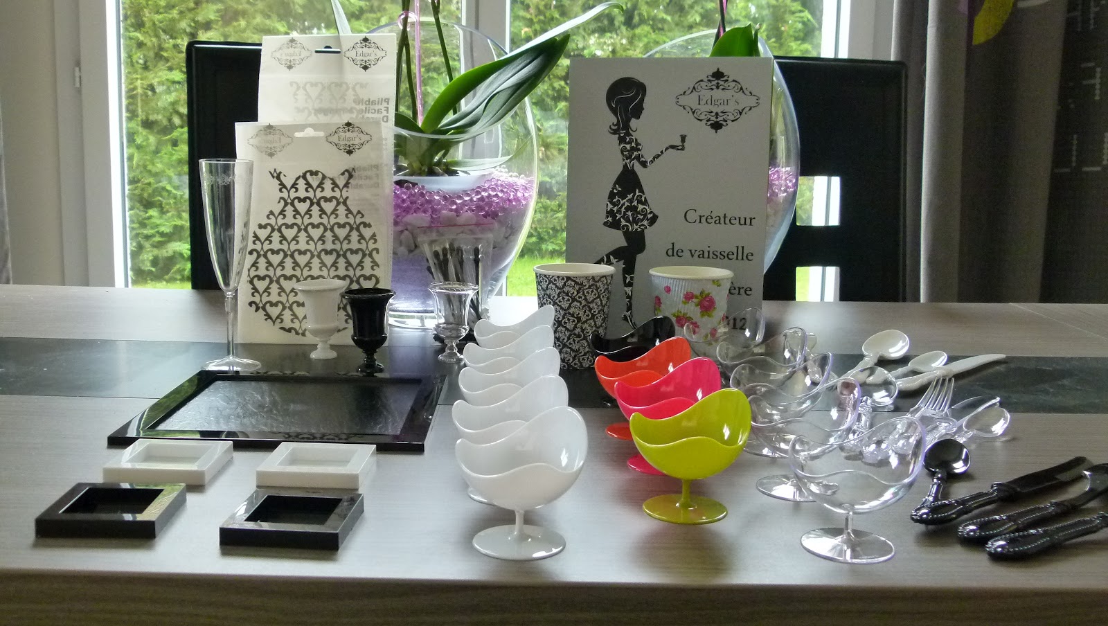 Cooking Fée Lili: Edgar's... de la vaisselle éphémère design