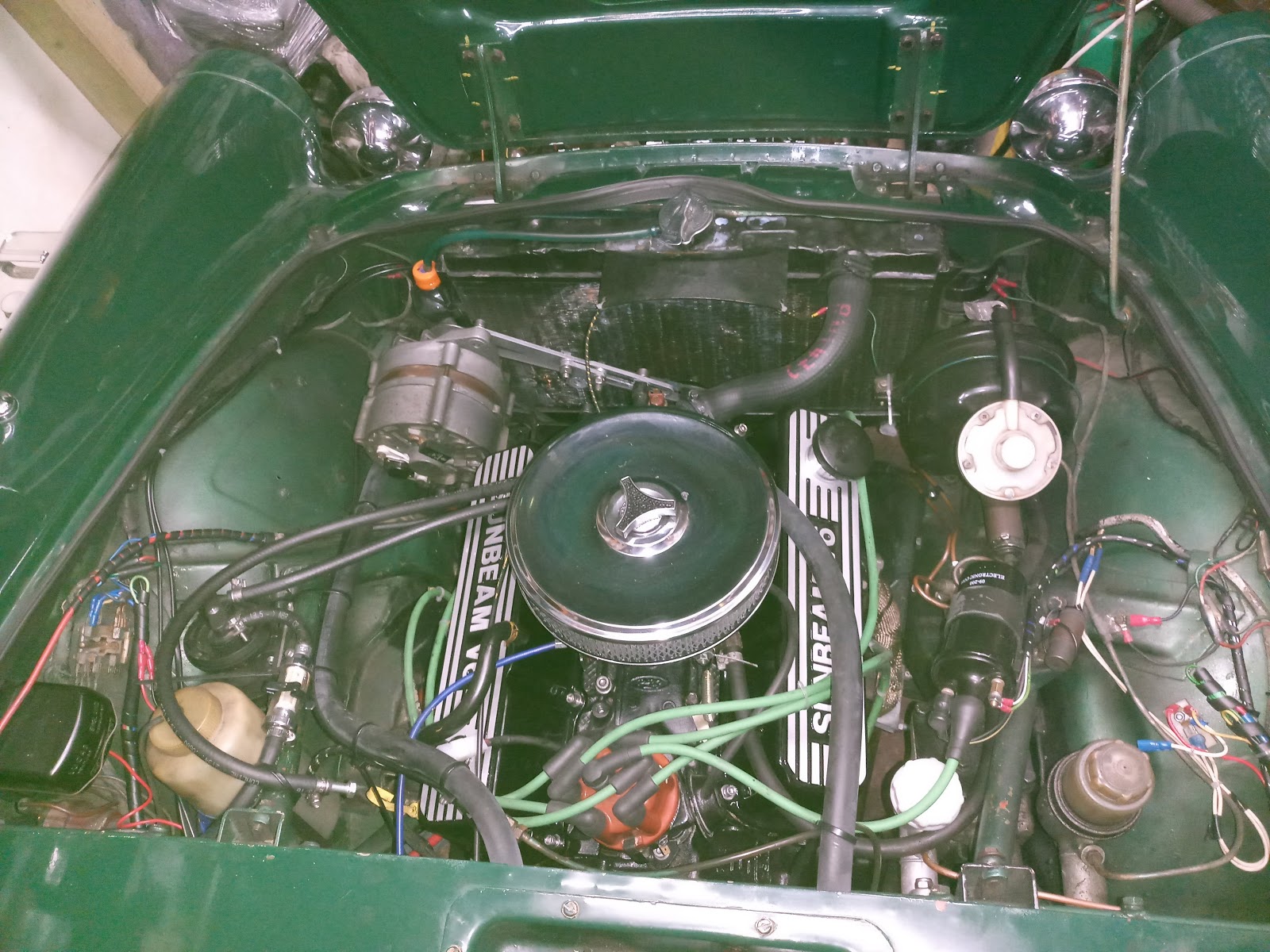 Sunbeam Alpine Series 3 conversion to V6 2.8: New Rocker covers