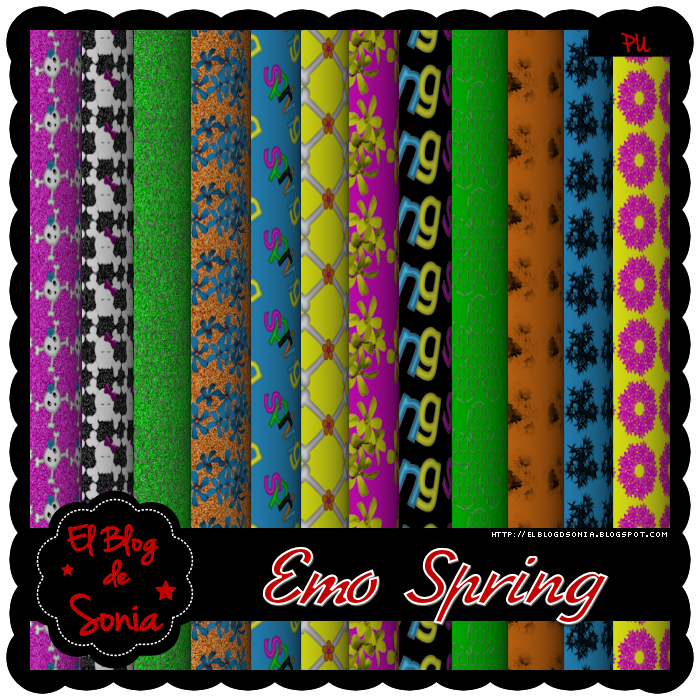 Scrappin Dollars: PU Emo Spring