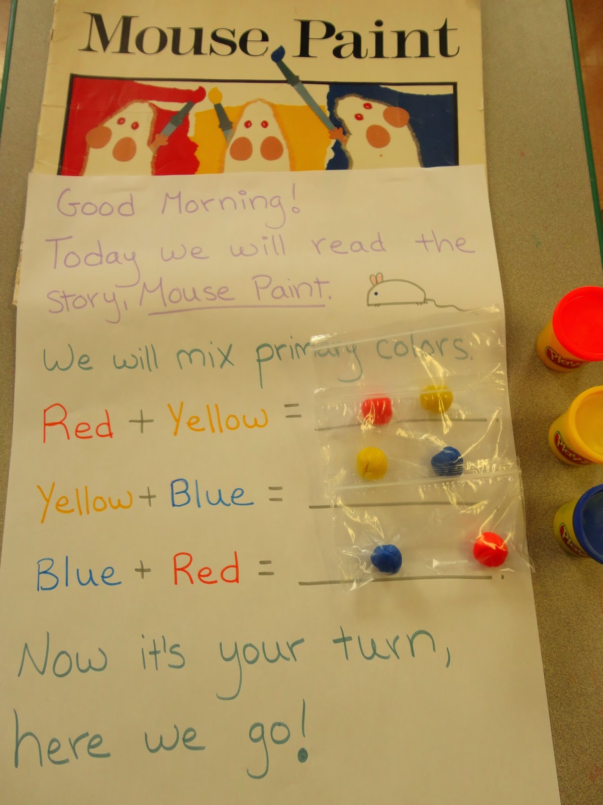 My Catch A Star Classroom!: Mice and color mixing