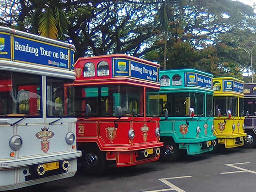 Lokasi-Lokasi Shelter dan Harga Tiket Terbaru Bus Bandros Bandung