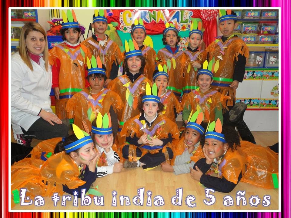 EDUCACIÓN INFANTIL 5 AÑOS: CARNAVAL INDIO
