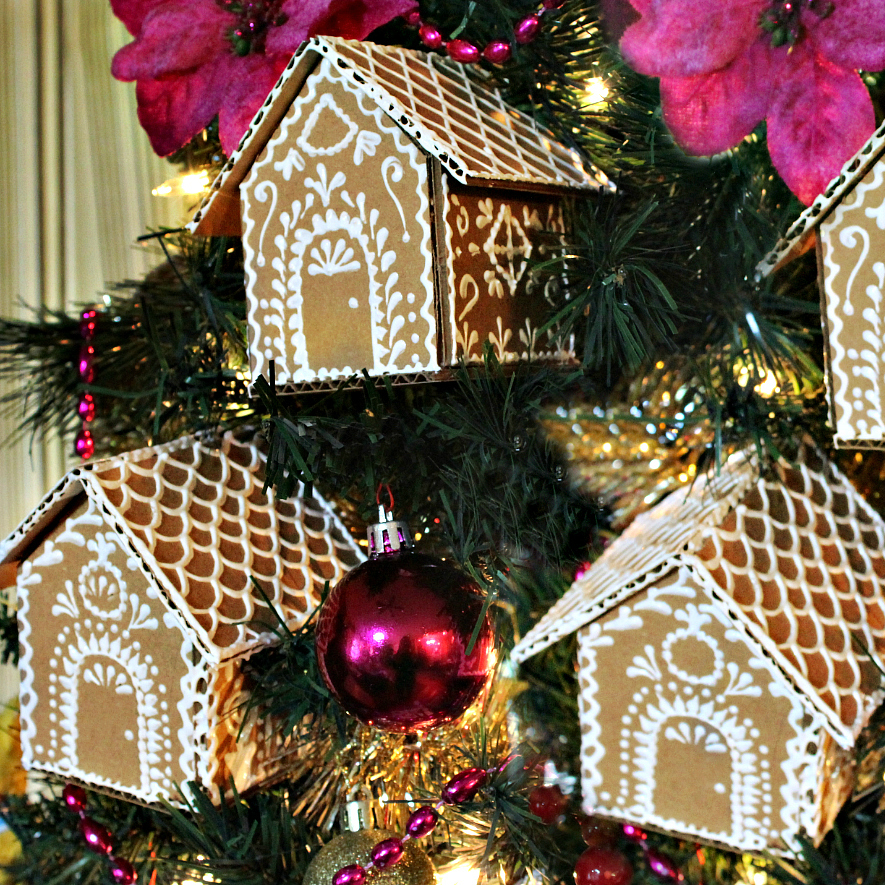 Mark Montano: Pattern for Gingerbread House Ornament