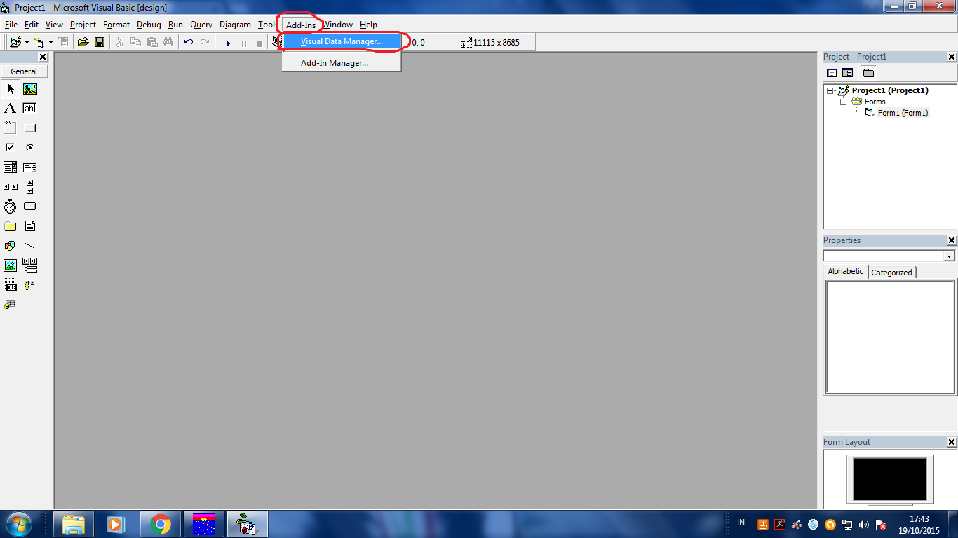Cara membuat database di visual basic 6.0 dengan visual data manager - Biongo Attacker