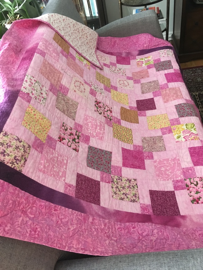 Quilting & Learning - What a Combo!: No Such Thing As Too Much Pink