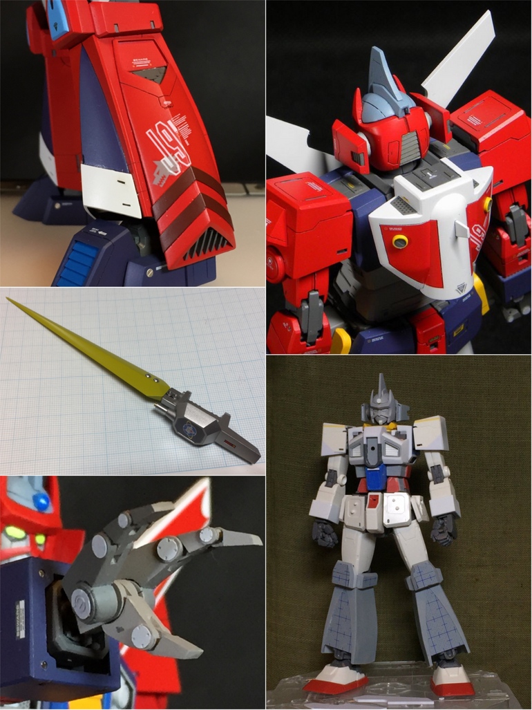 Custom Build: MG 1/100 RX-78-02 Gundam THE ORIGIN ver. "Galaxy Cyclone ...
