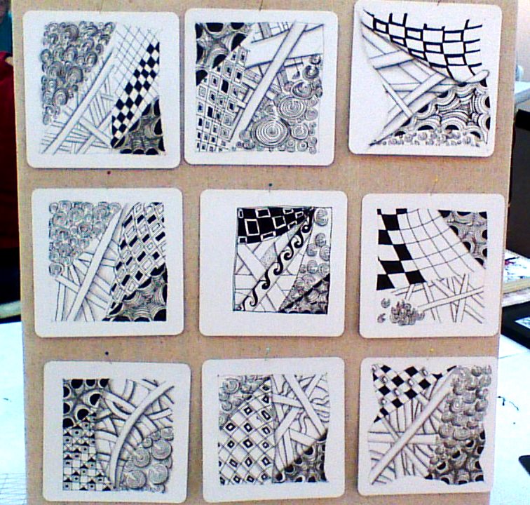 Terri's Tangle Studio: Zentangle Basic Class