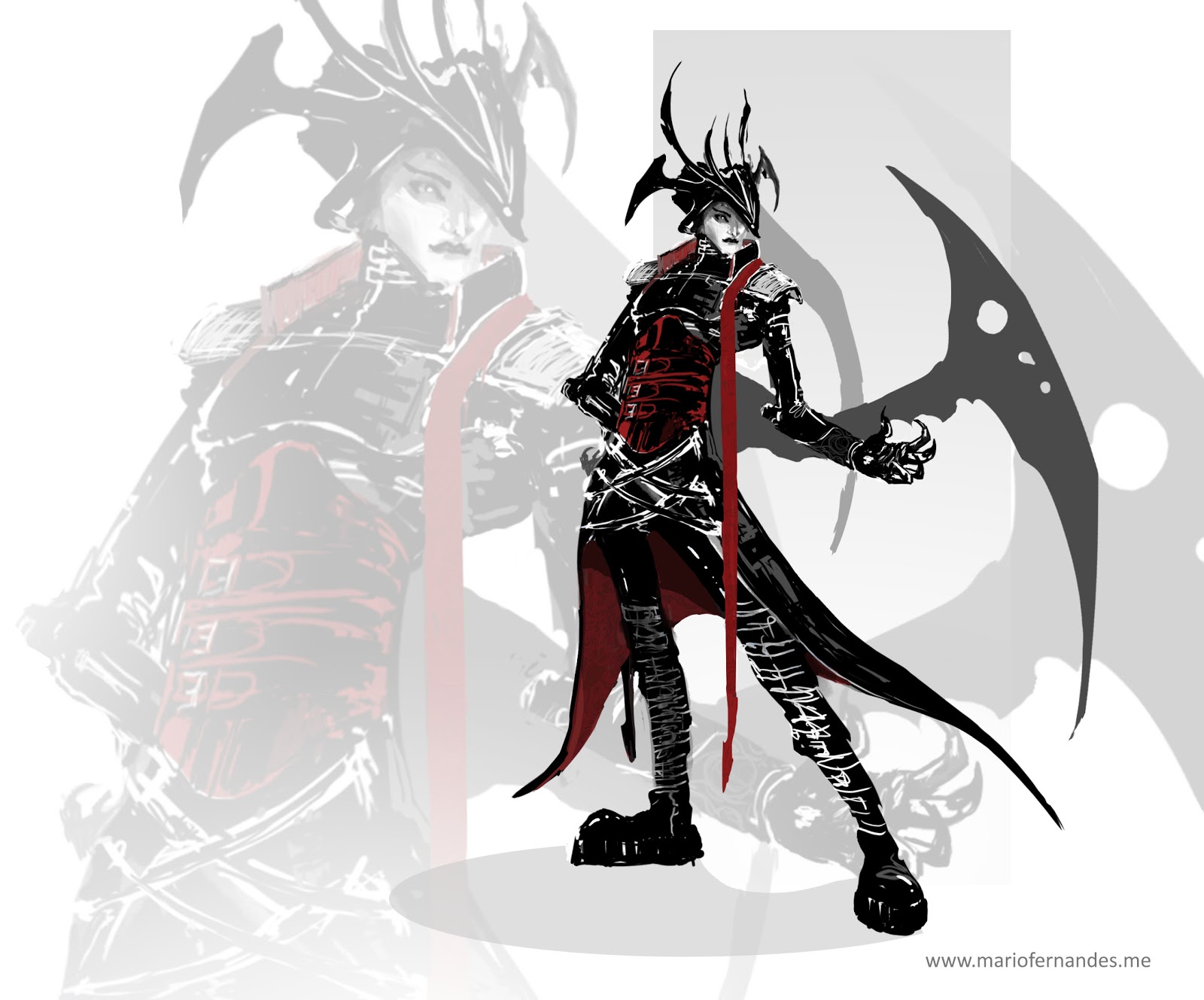 Mario Fernandes - Art Blog (+)365: 659 ... villain redesign -jedah from ...