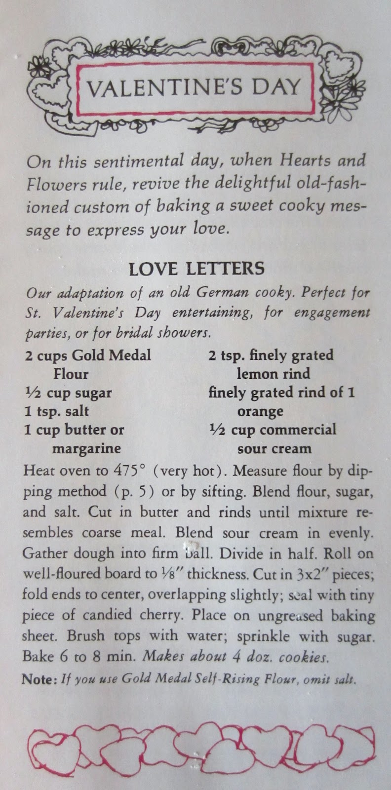 Staying Steyn: Sweets for the Sweet:"Love Letters"