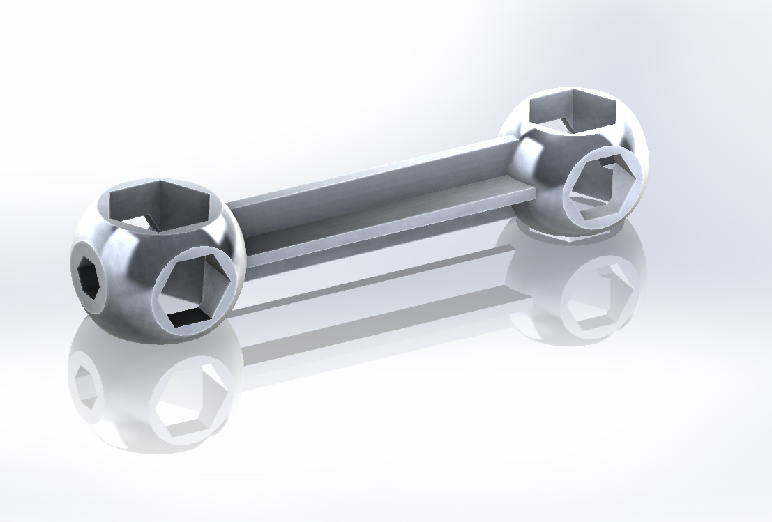 My CATIA V5-6R2013 drawings: Multi wrench. My first attempt in Solidworks