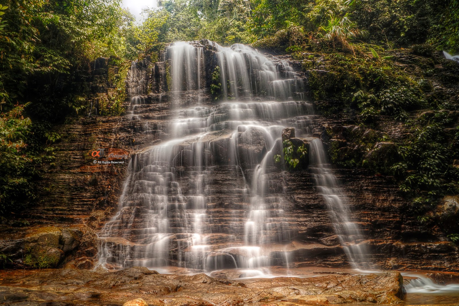 Kubah National Park Matang, Sarawak Waterfall | Al | Photography
