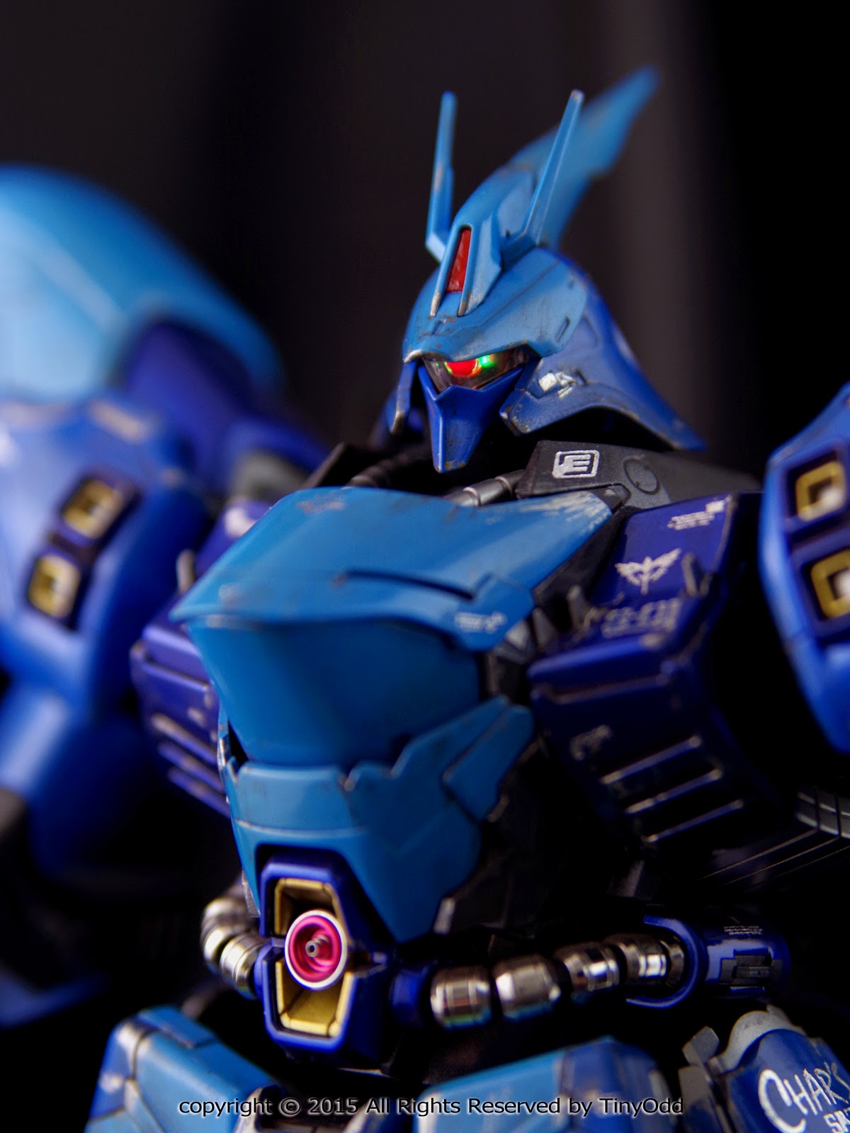 Gundam Family: MG 1/100 MSN-04 Sazabi Marine Blue Style Painted Build