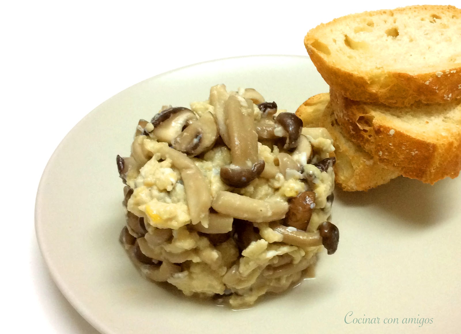 Revuelto de setas variadas | Cocinar con amigos