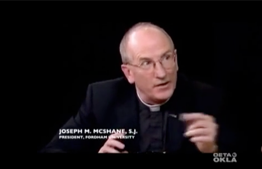 Fordham Notes: Father McShane Discusses Pope Francis on Charlie Rose Show