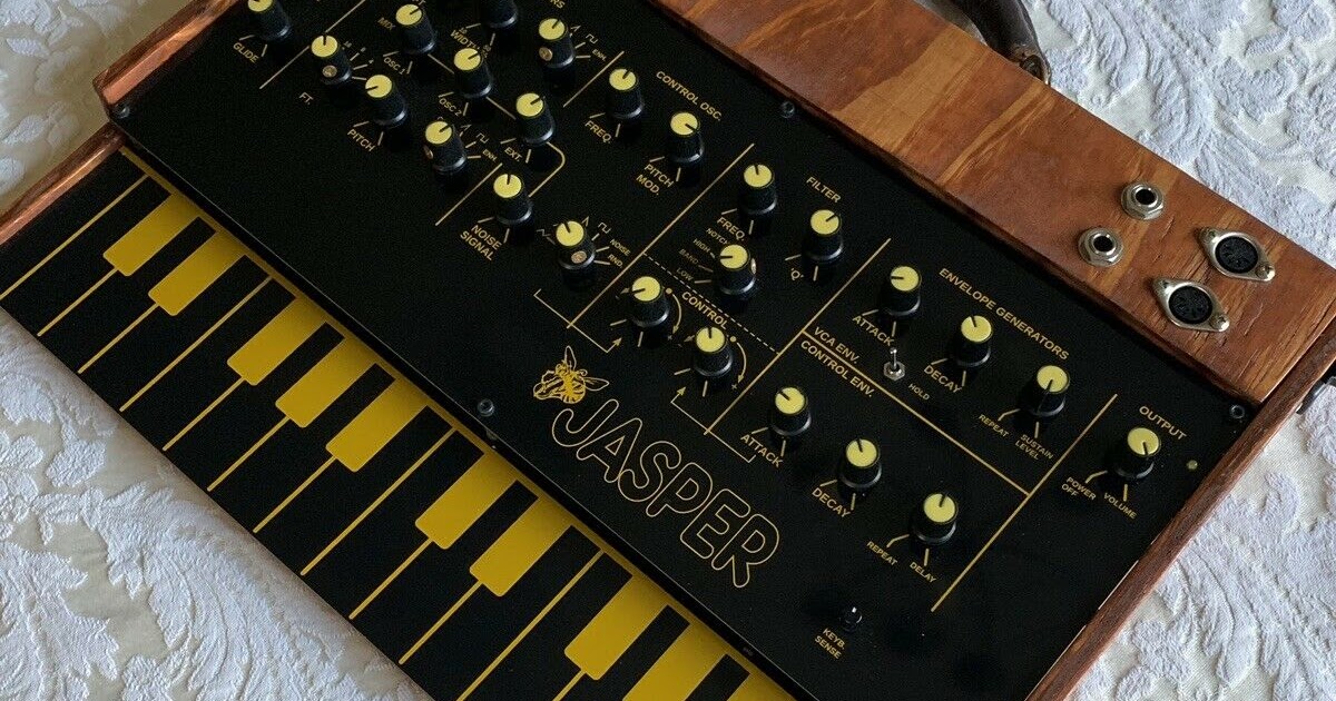MATRIXSYNTH: Wood Cased Jasper EDP Wasp Synthesizer