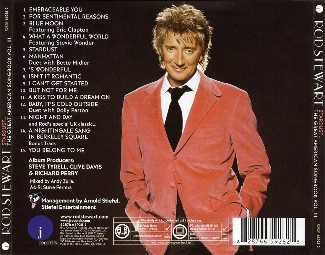 BLOGUE DO LENINE: ROD STEWART - STARDUST ... - 2004