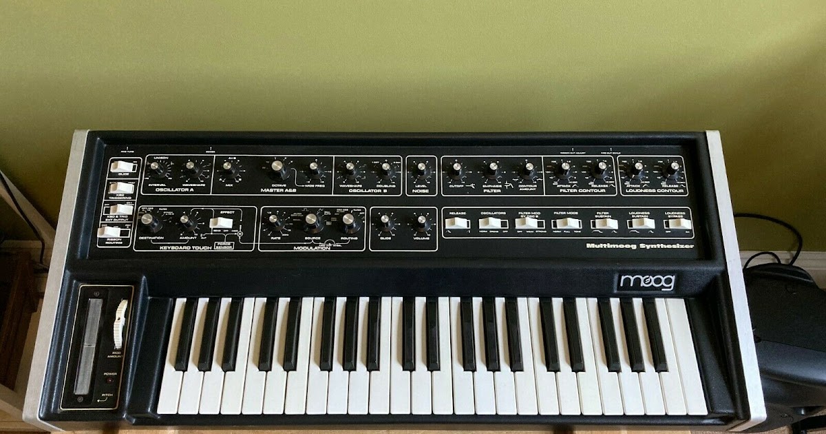 MATRIXSYNTH: Original 1970s Moog Multimoog Analogue Vintage Synthesizer ...