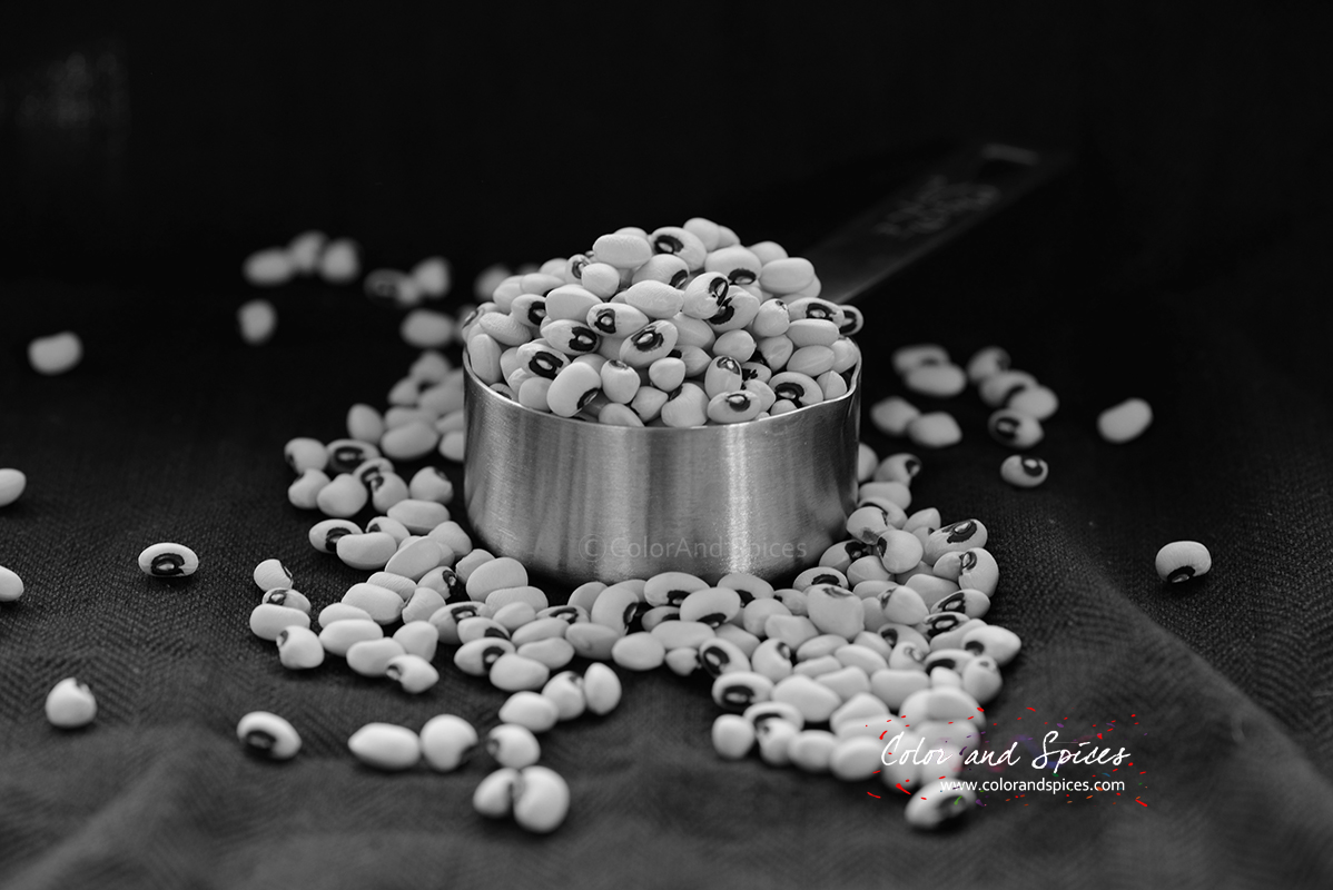 Color and Spices: Black eyed bean salad and my submission for BWW#118