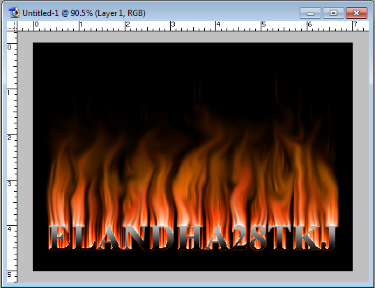 ELANDHA BLOGSPOT: Membuat Efek Api Dengan Photoshop(PS)