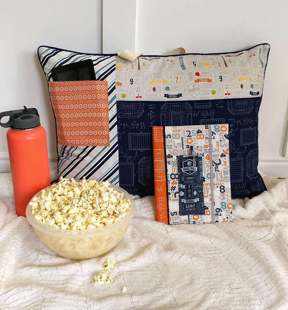 Color Block Fabric Notebook Cover Tutorial - Ameroonie Designs