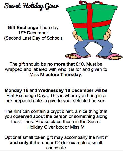 Secret Holiday Giver