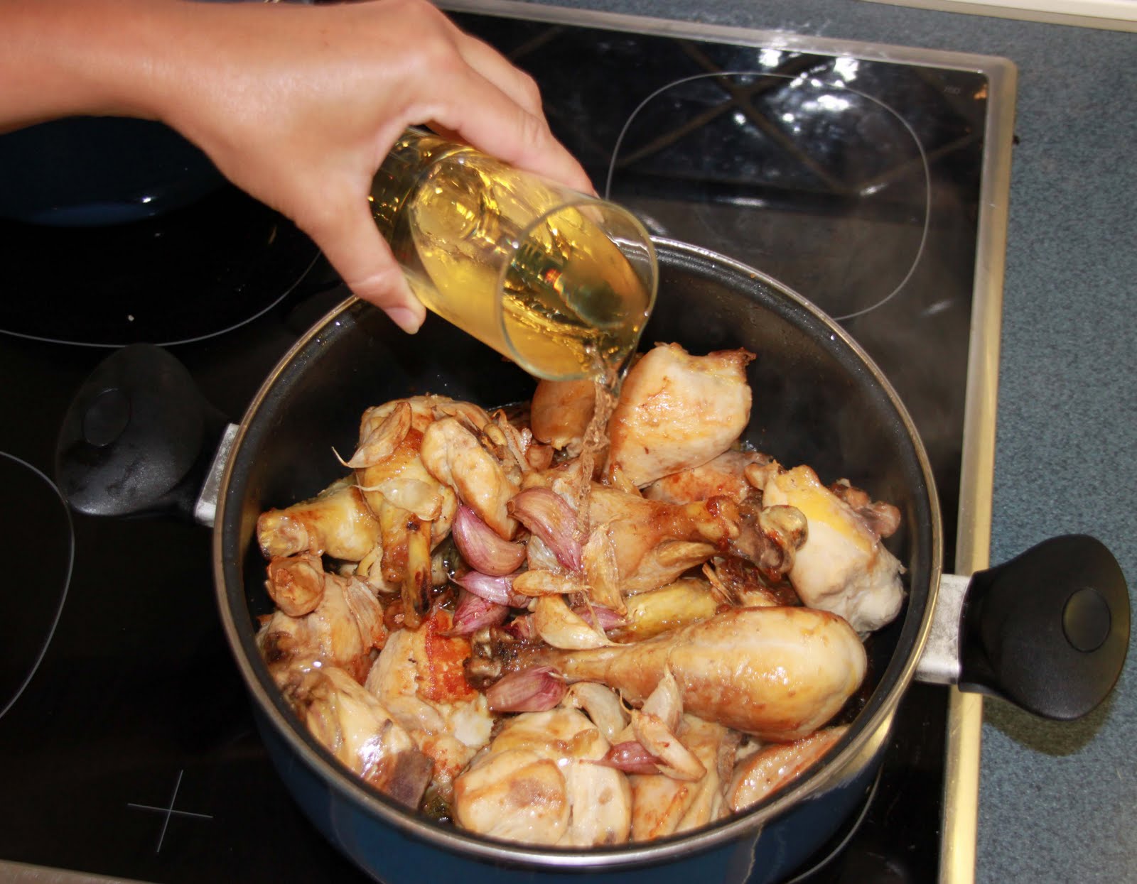 A comer y a callar: POLLO AL AJILLO- POLLO PUM paso a paso