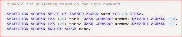 ABAP tutorials, Tips and Tricks, Certification Questions and Much more: Adding TABSTRIP in ABAP ...