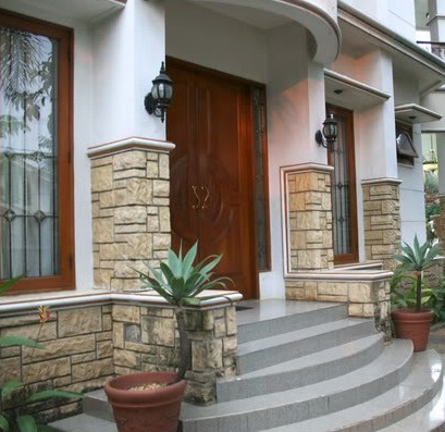 √ 30 Model Tiang Teras Rumah Batu Alam Minimalis yang Terbaru - Calon ...