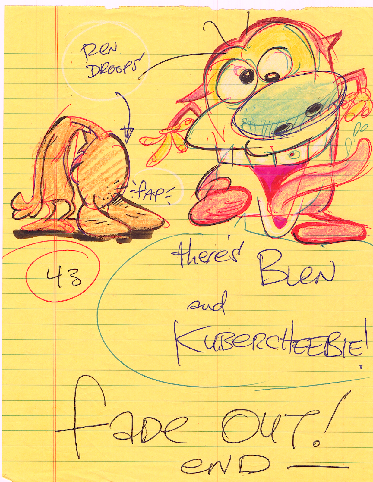 John K Stuff: Unproduced Ren and Stimpy Goodbye Bumper Pt 4 - end
