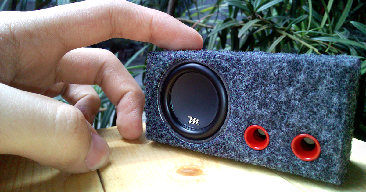 DIY Mini Subwoofer: Ported Mini Subwoofer Box