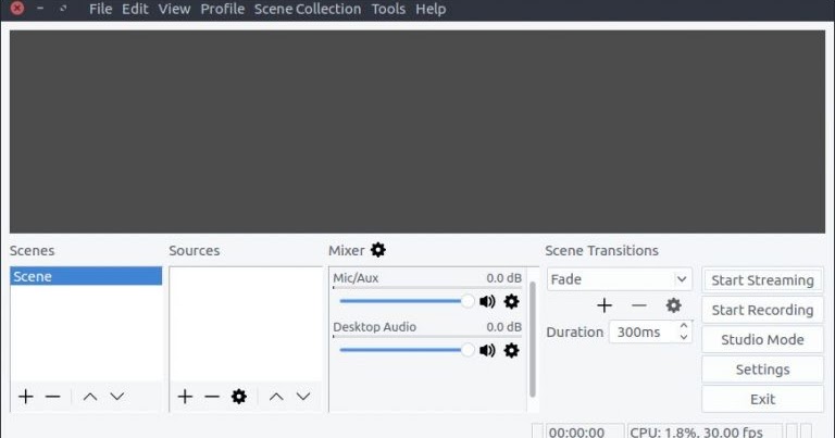 Installation de Open Broadcaster Software OBS sur ubuntu 16.04