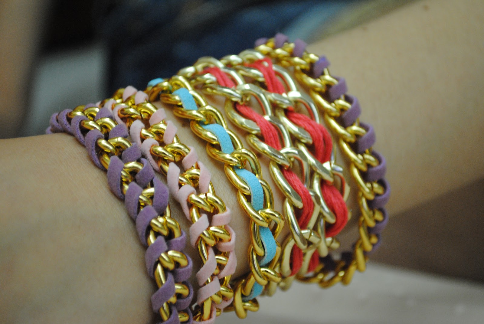 Ste.Ma handmade creations: Colourful Bracelets!!