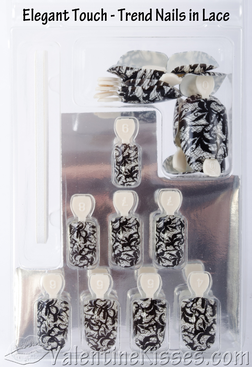 Valentine Kisses: Elegant Touch Trend Nails in Lace - pics, review