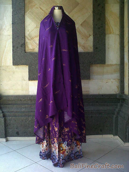 Mukena Bali | BaliFineCraft.com: Mukena Bali Motif Mawar