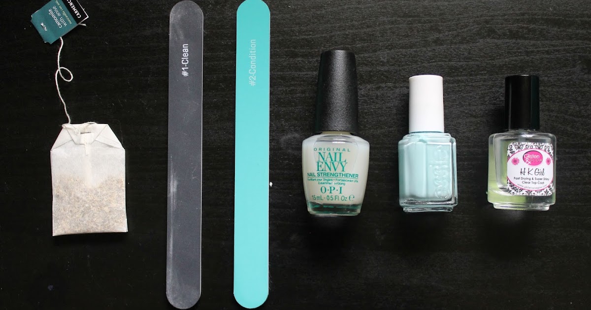 Mending a Broken Nail | Tea Bag Patch