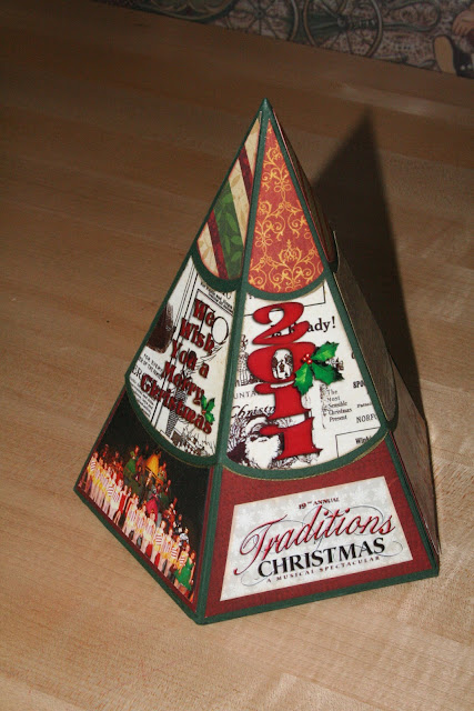 Deb's Crafty Side: Christmas Tree Explosion Box