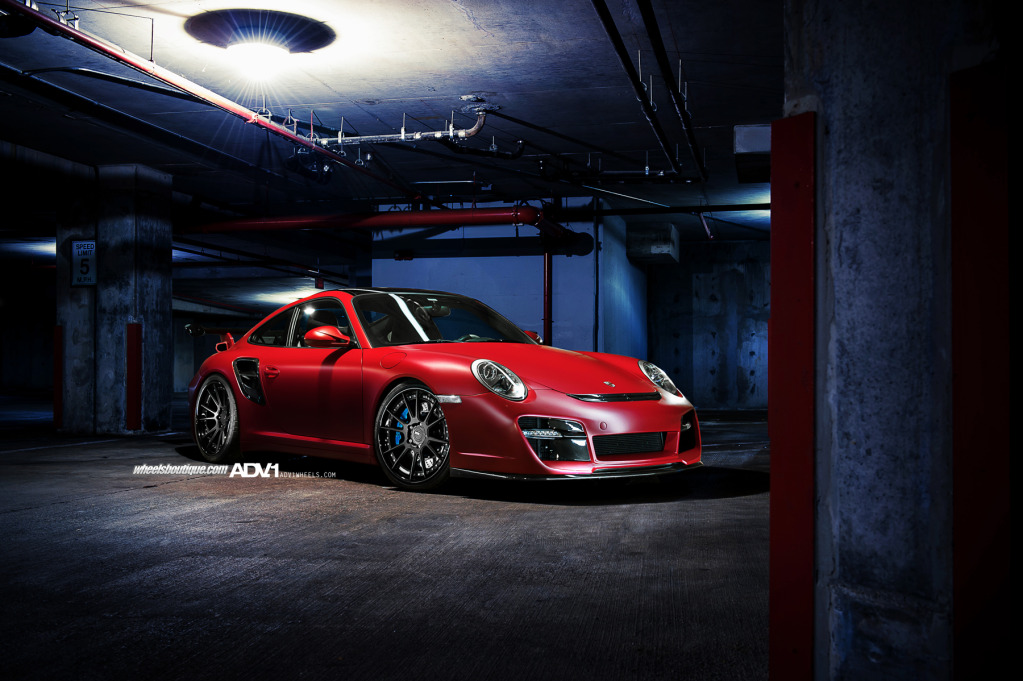 Matte Red Porsche 911 Turbo by Wheels Boutique : ebeasts.com